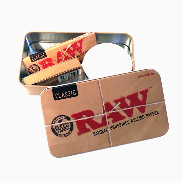 กล่อง RAW Tin Box - Vapourhouse: ร้านขายไปป์ ซิการ์ ยาเส้น กล้องยาเส้น ...