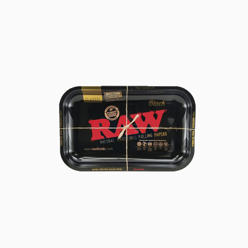 ถาดรอง RAW TRAY BLACK SMALL - Vapourhouse: ร้านขายไปป์ ซิการ์ ยาเส้น ...