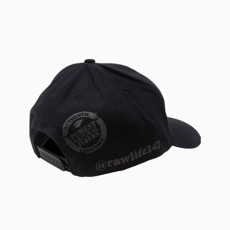 หมวก RAW Baseball Cap Classic Brim Black on Black - Vapourhouse: ร้าน ...